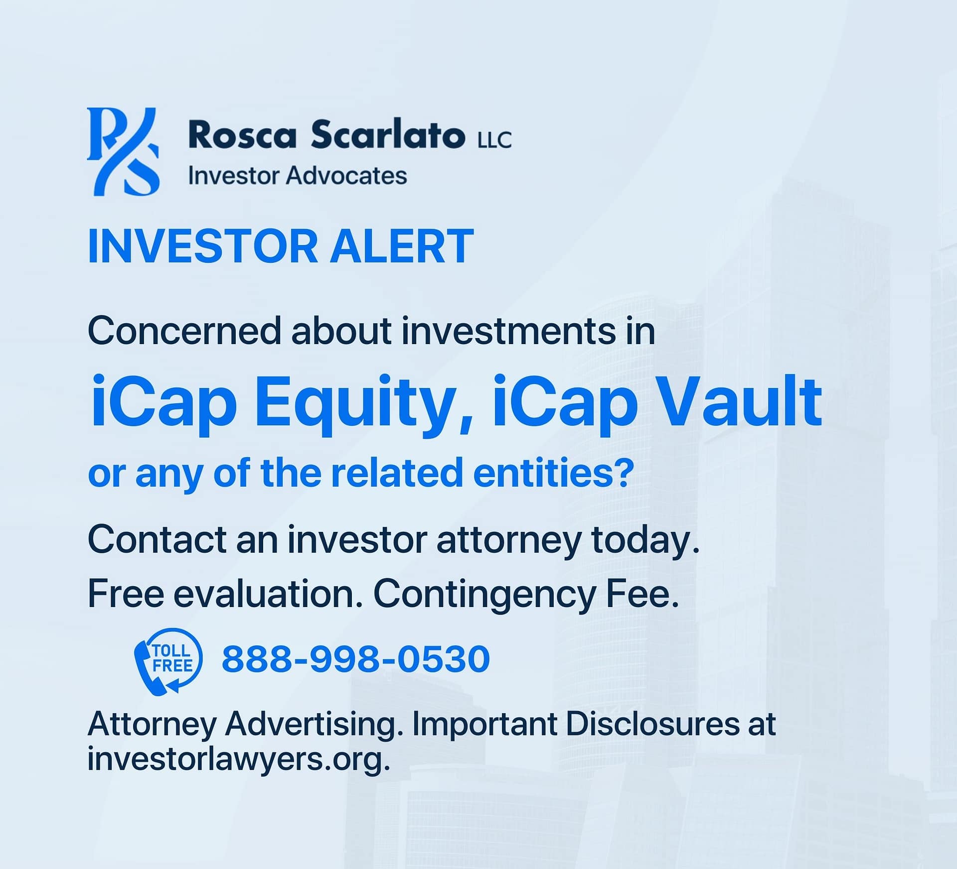 iCap Investor Alert | Potential Compensation ClaimsExperienced Investor ...